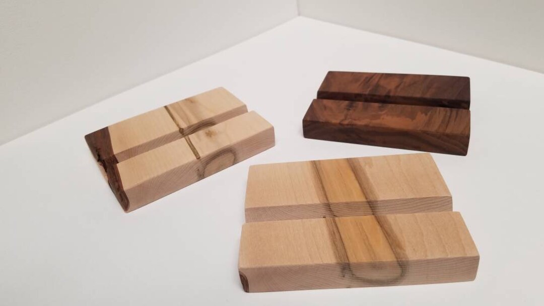 Wood Cell Phone Stand, Wood Smartphone Stand, Cell Phone Stand ...