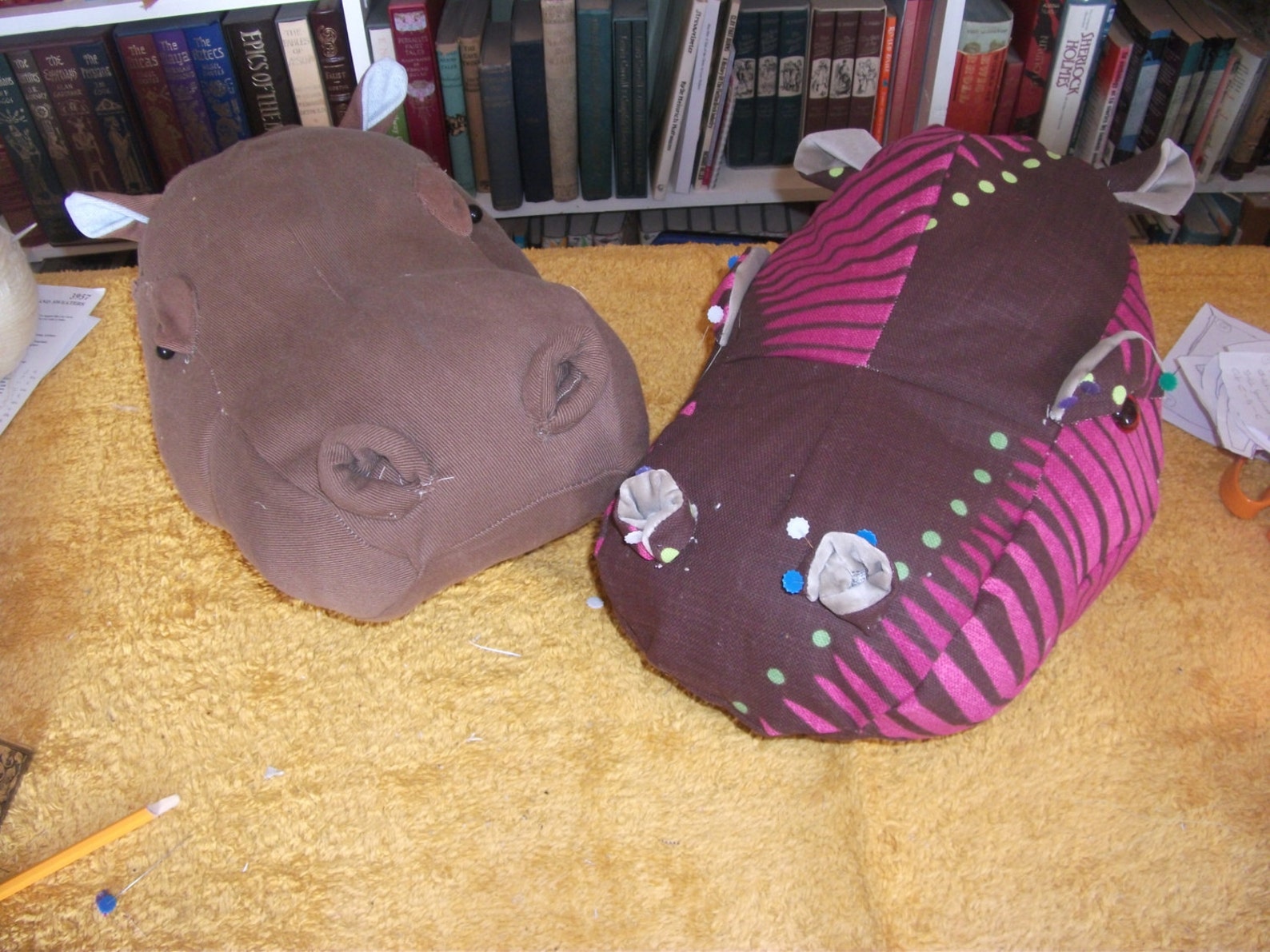 Simon the Hippo - Mounted Head - Fabric Sewing Pattern - Etsy