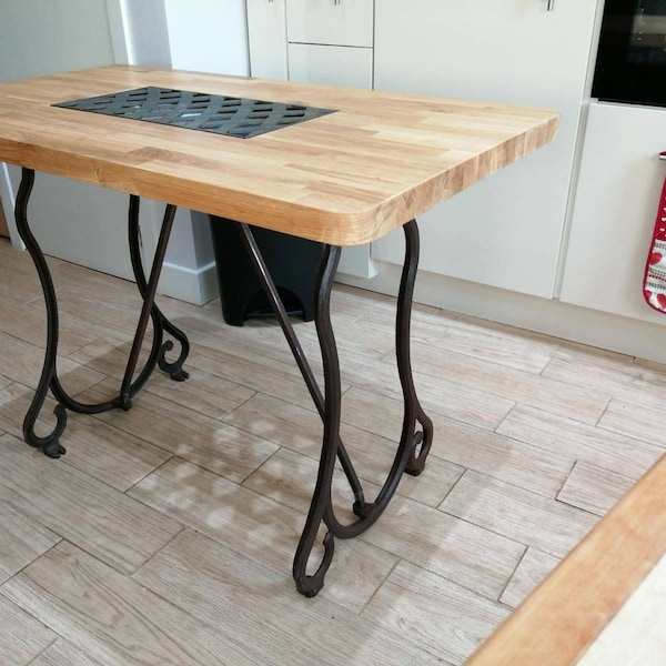 Iron Table Legs - Etsy UK