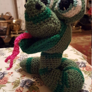 Suzy the Snake, Crochet Pattern for Sweet Snake Toy. Part of He Chinese ...