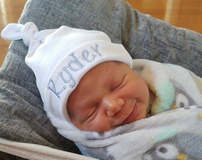 Personalized Newborn Baby Hat Baby Girl Baby Boy - Etsy