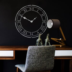 Large Clock Stencil - Reusable Clock Face Stencil - Vintage Style ...