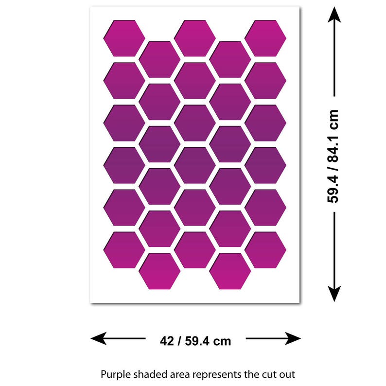 Honeycomb Wall Stencil Seamless Pattern DIY / Home Decor - Etsy UK