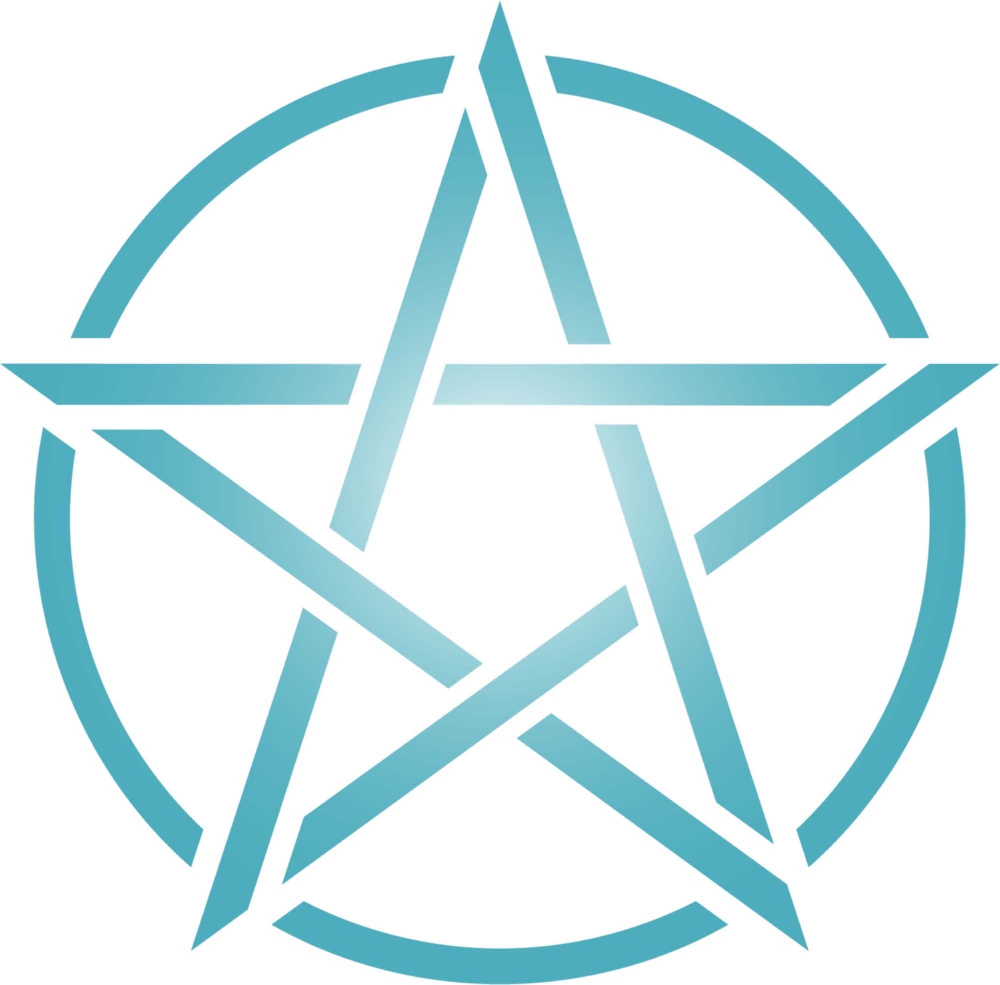 Pentacle Stencil Large Star of Life Symbolic Art Template - Etsy