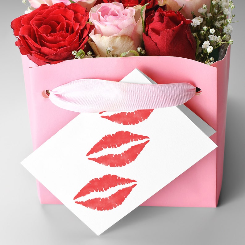 Lip Print Stencil Set - Small Reusable Kiss Shapes - Craft Template by ...