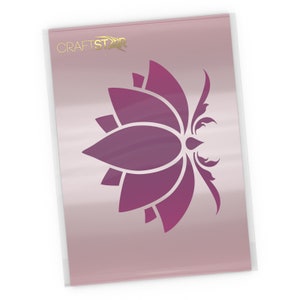 Lotus Flower Craft Stencil - Reusable Lotus Stencil by Craftstar (mini ...