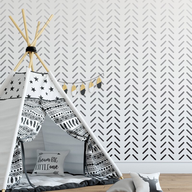 Chevron Stencil - Etsy