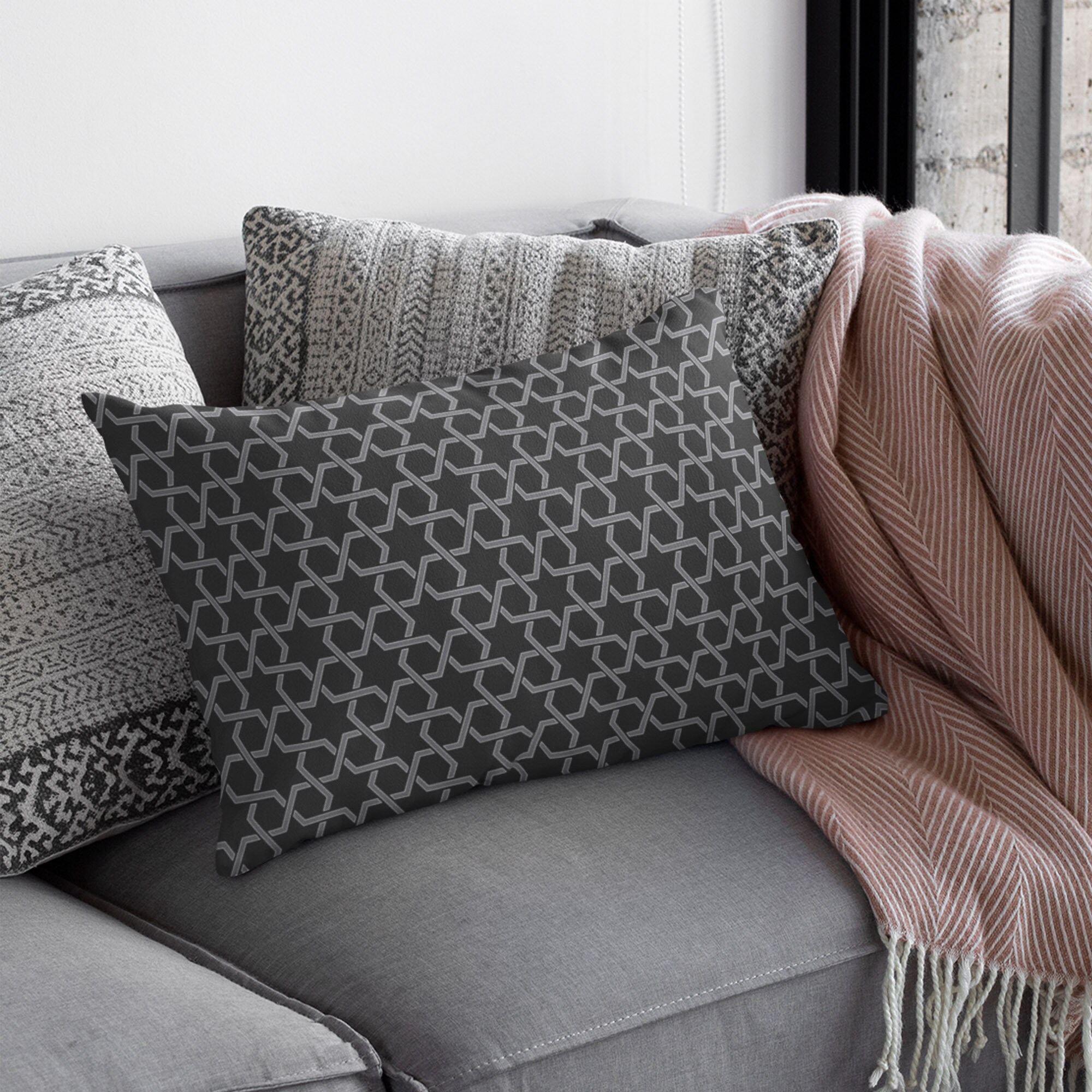 Star Lattice Pattern Stencil 21 X 29.7 Cm Moorish Stars | Etsy