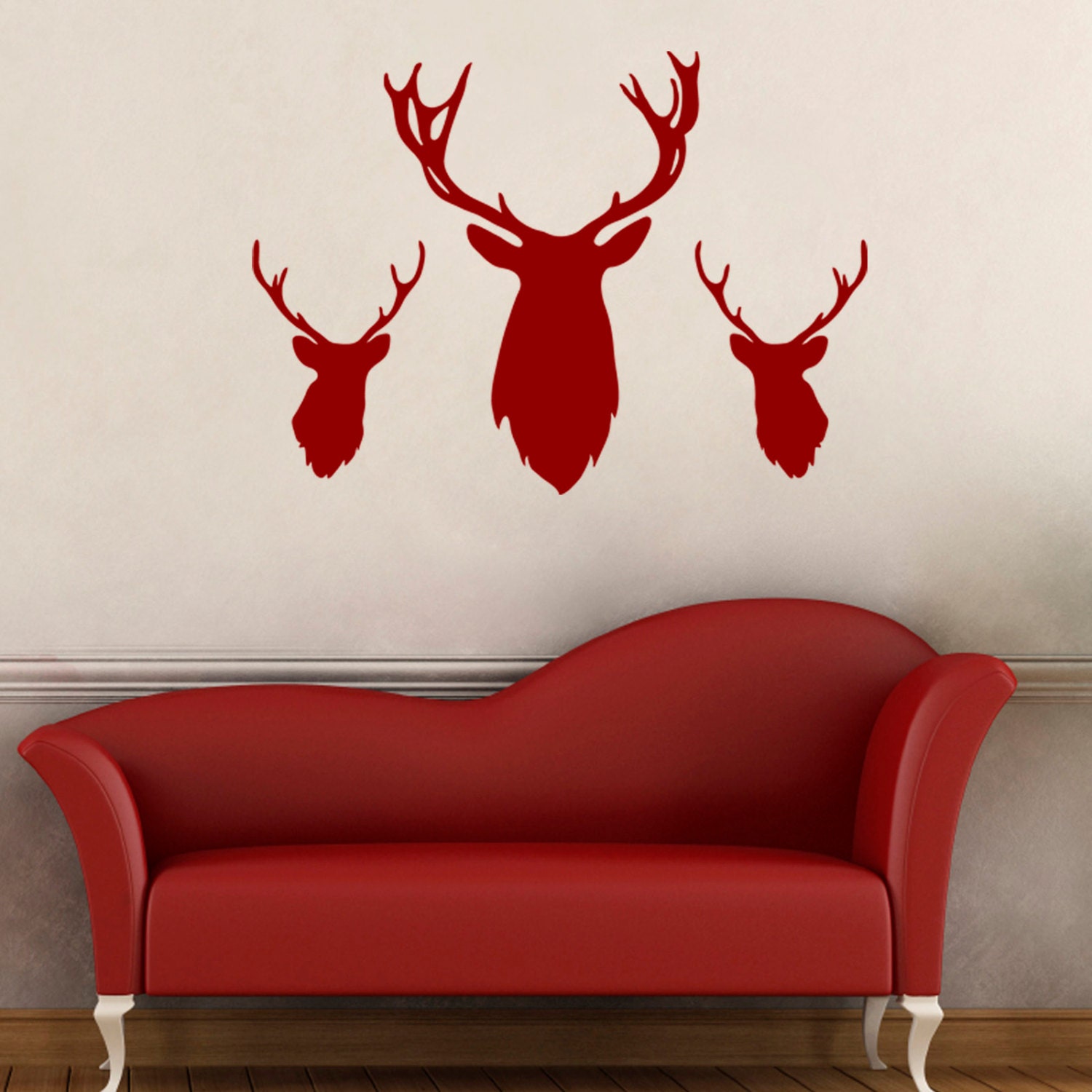 Deer Head Wall Decal