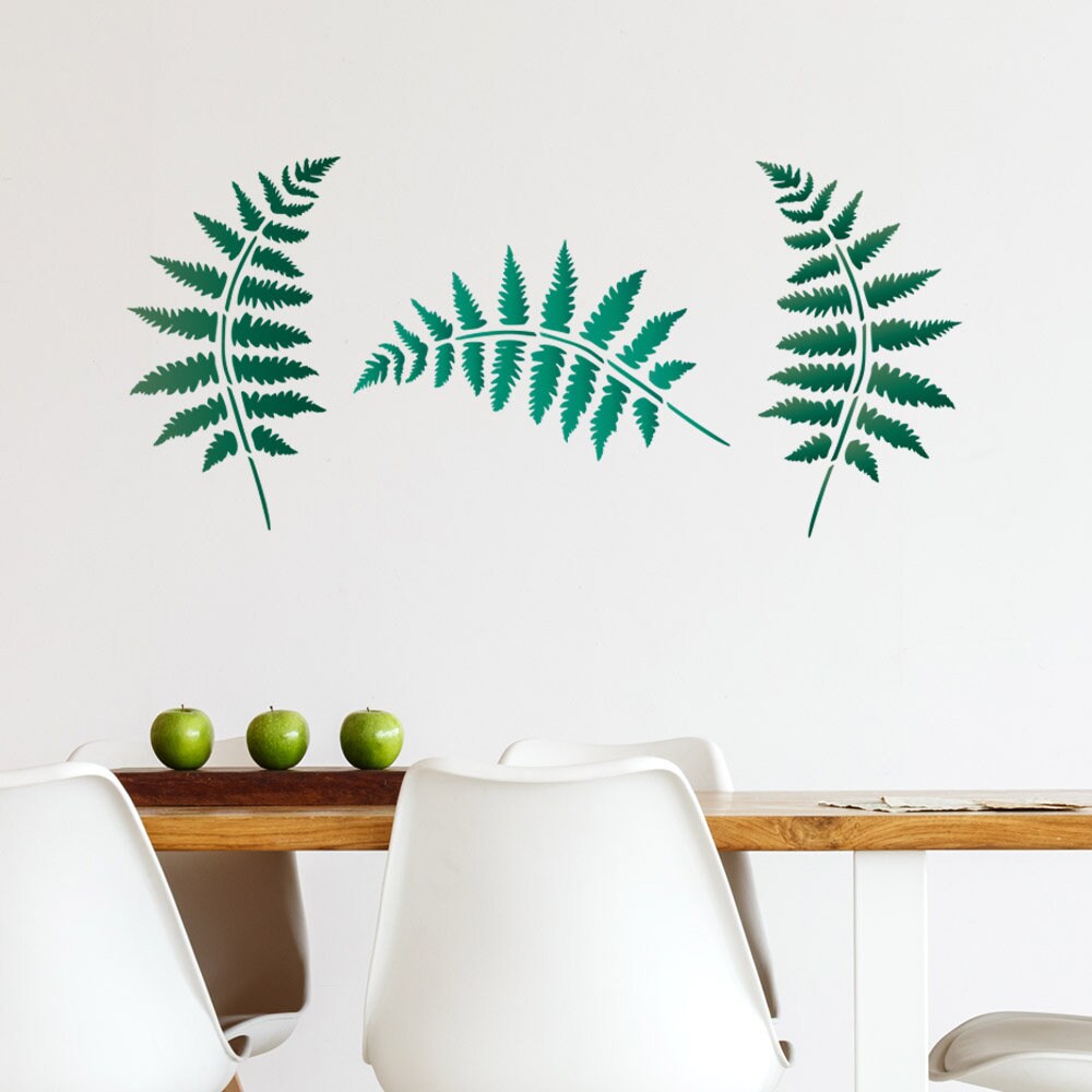 Large Fern Frond Stencil 22 X 35 Cm Reusable Fern Template | Etsy