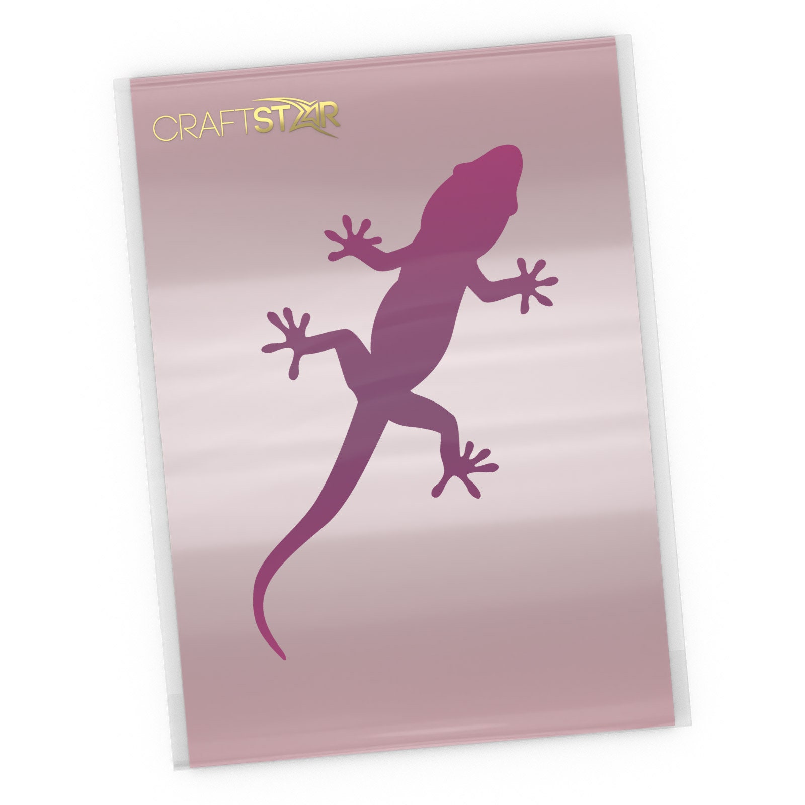 Gecko Stencil Reusable Mylar Lizard Craft Template by - Etsy UK