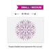 Firework Mandala Stencil Large Reusable Medallion Motif Wall - Etsy