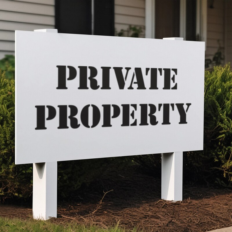 Private Property Sign - Etsy