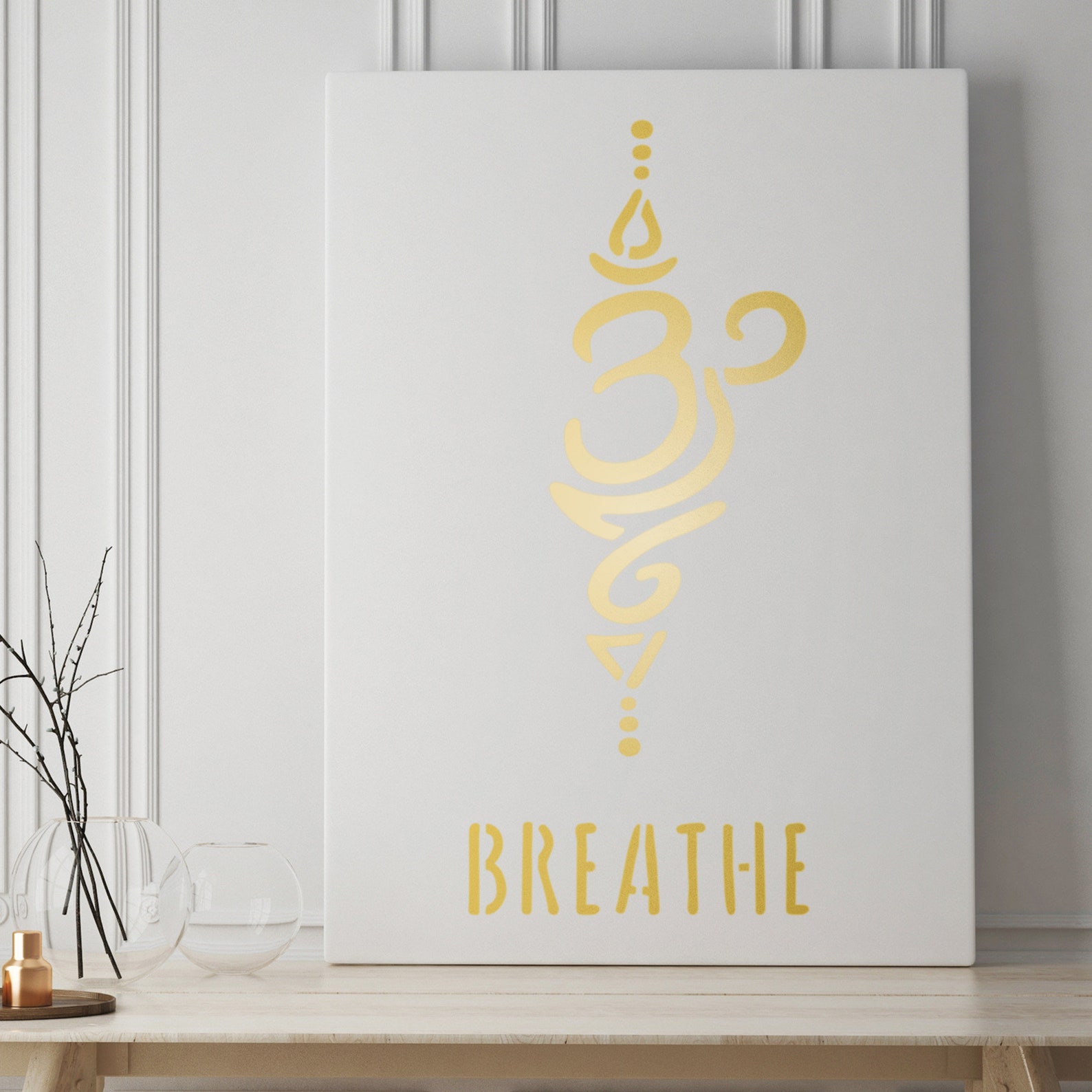 Sanskrit Breathe Stencil Large Reuseable Yoga Meditation Symbol ...