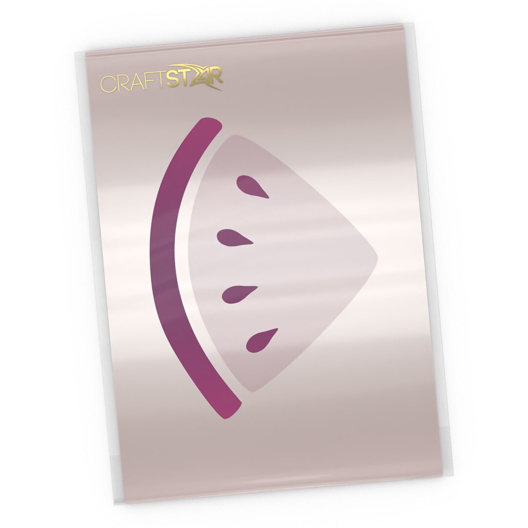 Watermlelon Slice Stencil - Reusable Craft / DIY Watermelon Stencil by ...