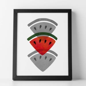 Watermlelon Slice Stencil - Reusable Craft / DIY Watermelon Stencil by ...