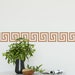 Greek Key Border Stencil - Decorative Mosaic Border Template by ...