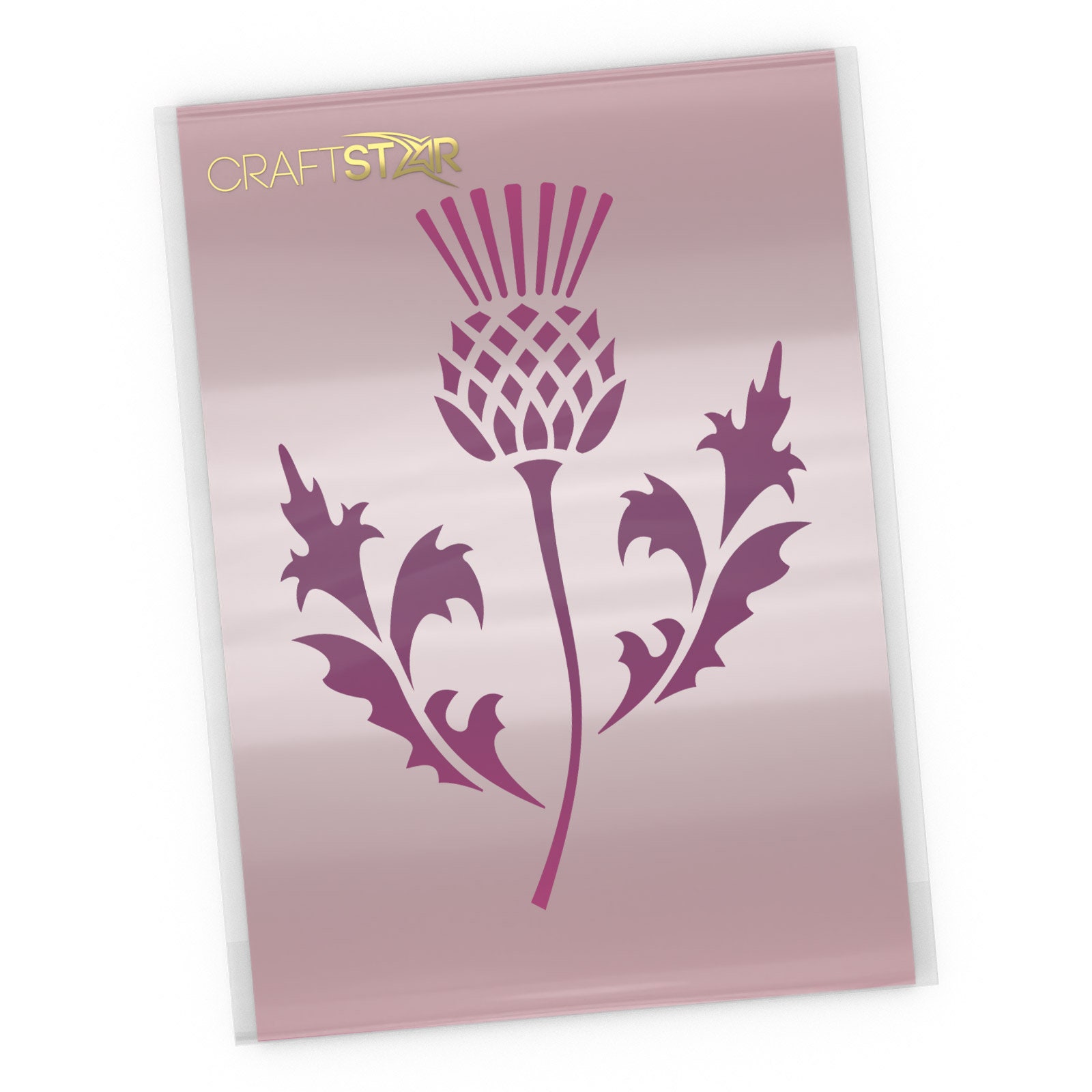 Scottish Thistle Stencil - National Emblem of Scotland - A5 & A6 Size ...