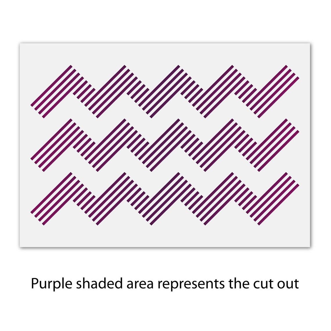 Chevron Pattern Stencil Geometric Lines Seamless Pattern - Etsy UK