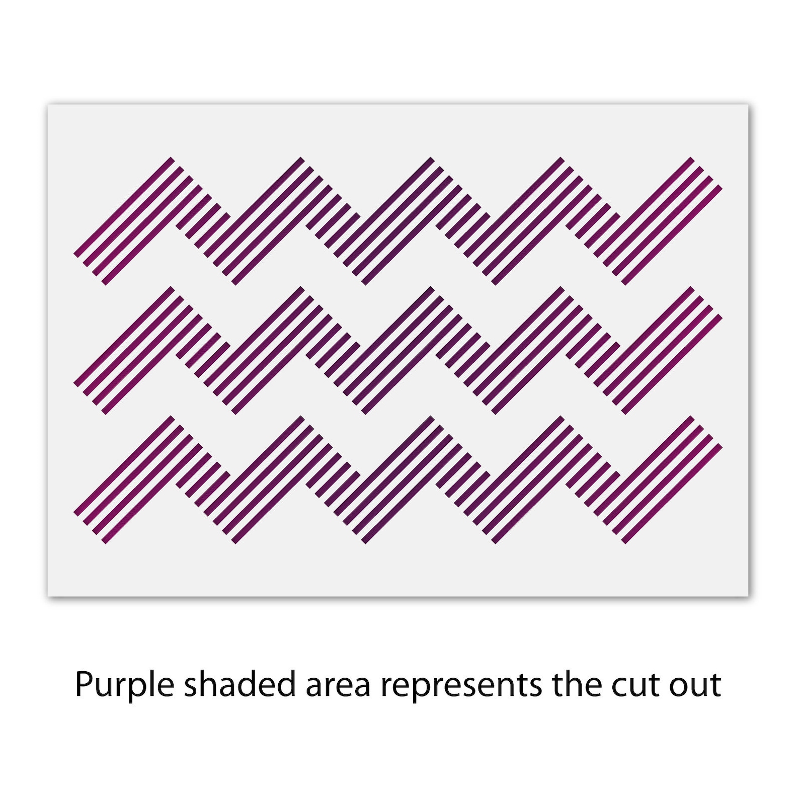 Chevron Pattern Stencil Geometric Lines Seamless Pattern - Etsy UK