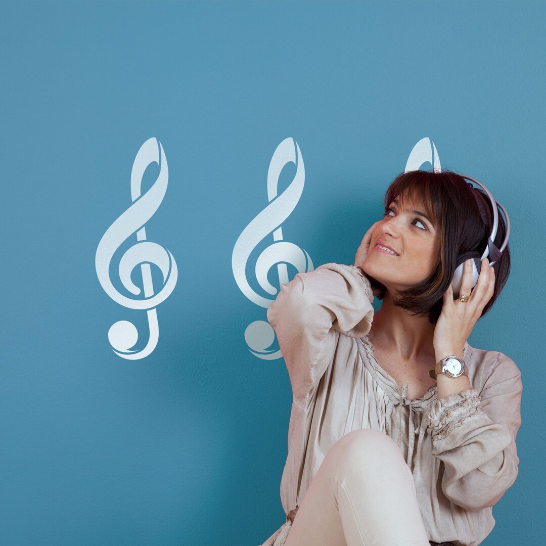 Large Treble Clef Stencil Reuseable Music G Clef Template by - Etsy UK