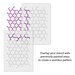 Star Lattice Pattern Wall Stencil - Moroccan Stars Pattern DIY / Home ...