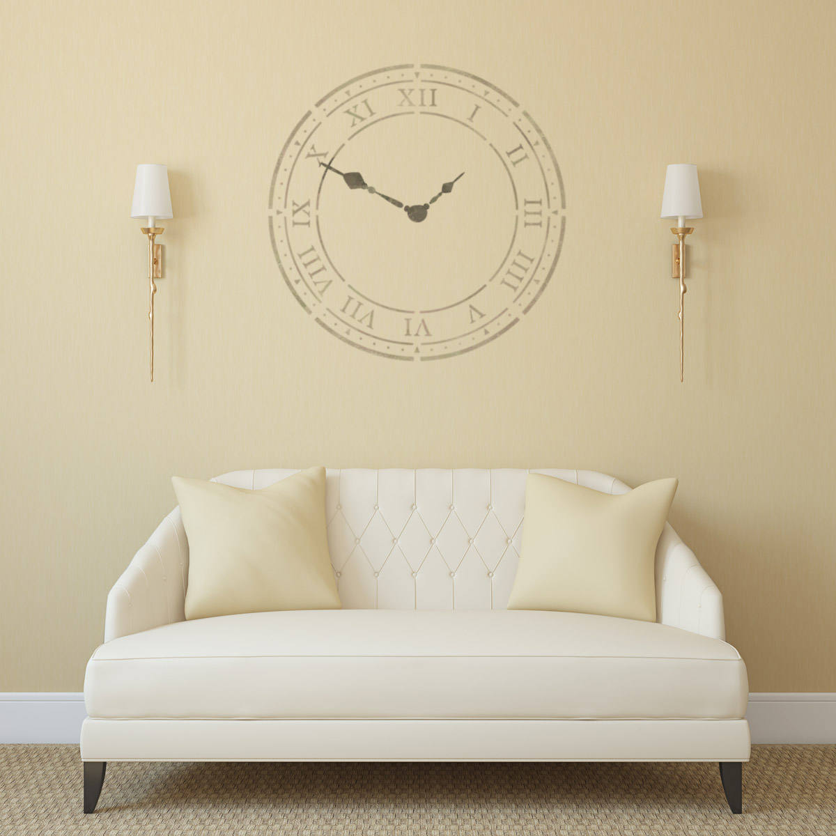 Large Clock Stencil Reusable Clock Face Stencil Vintage - Etsy Australia