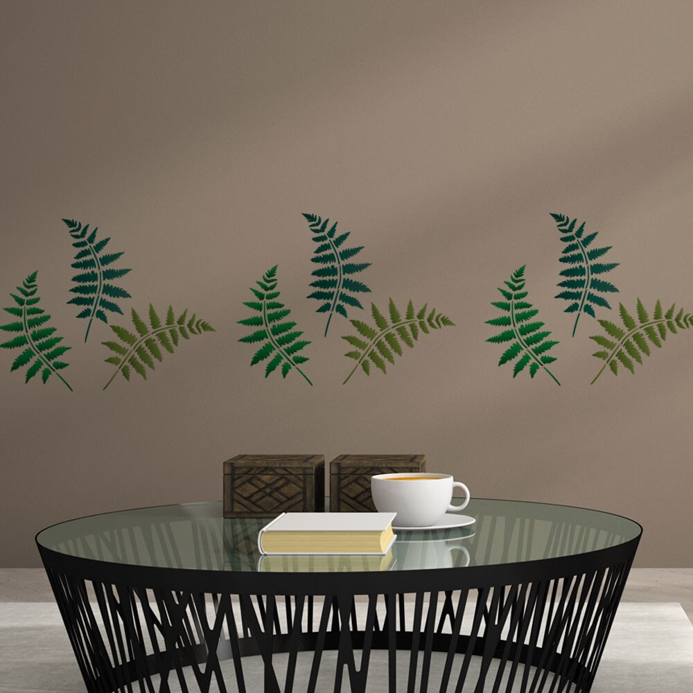 Large Fern Frond Stencil 22 X 35 Cm Reusable Fern Template | Etsy