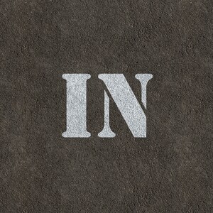 IN / OUT Stencil Sign Template Set - Large in & Out Text Templates ...