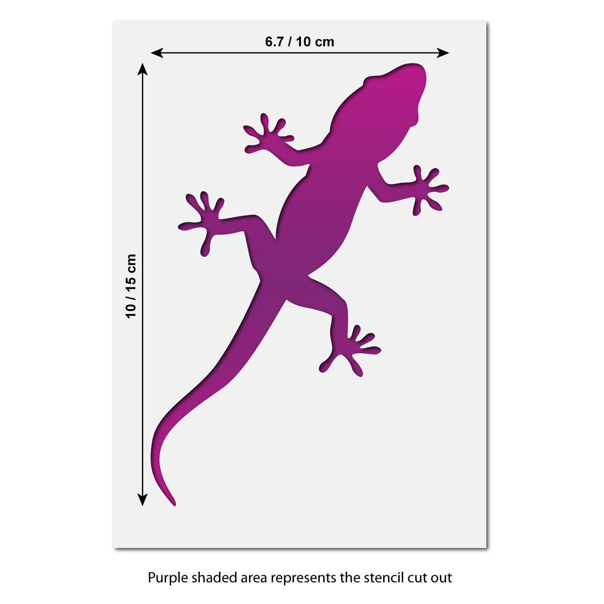Lizard Stencil