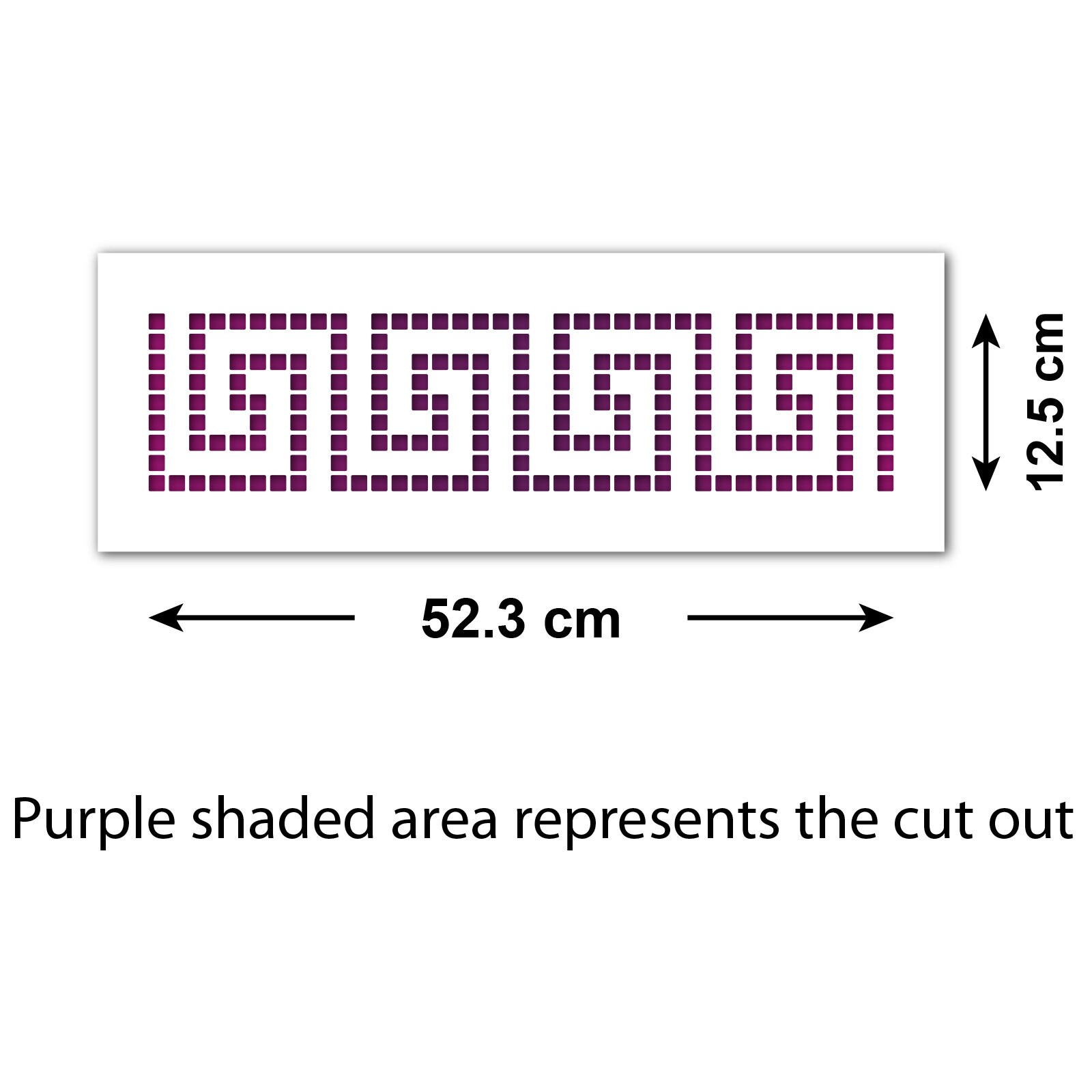 Greek Key Border Stencil Decorative Mosaic Border Template - Etsy UK