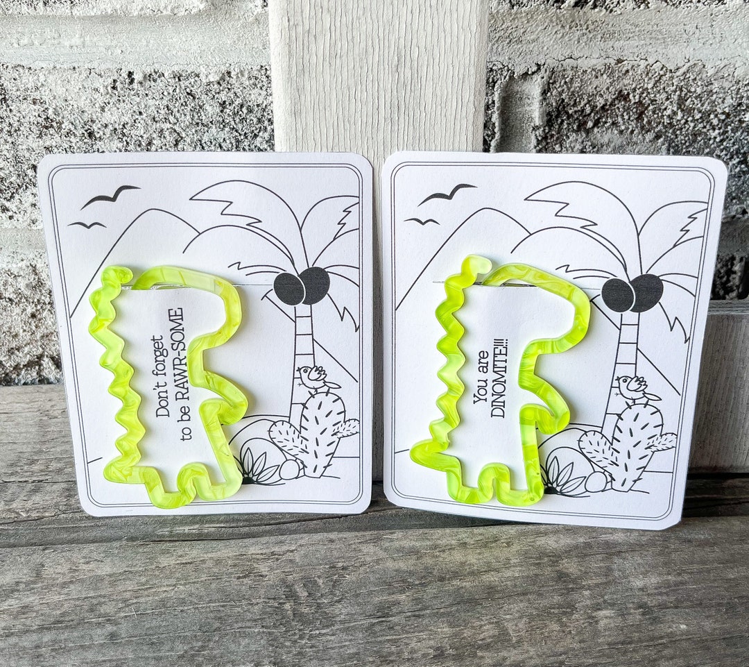 Dinosaur Bookmark Kid's Bookmark Custom Bookmark Dino - Etsy