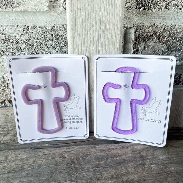 Cross Bookmark - Etsy