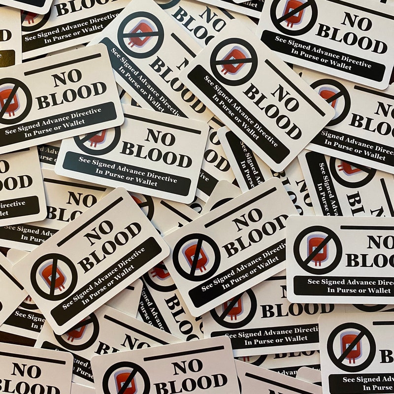 Jw No Blood - Etsy
