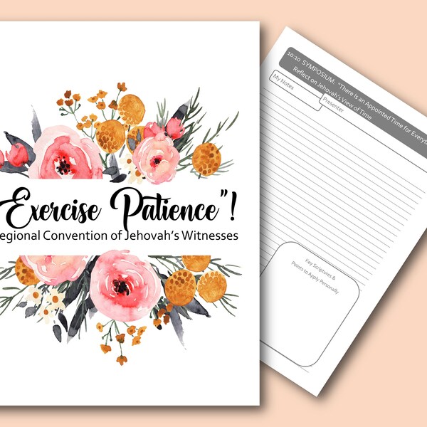 Exercise Patience Digital Note Books - Etsy Australia