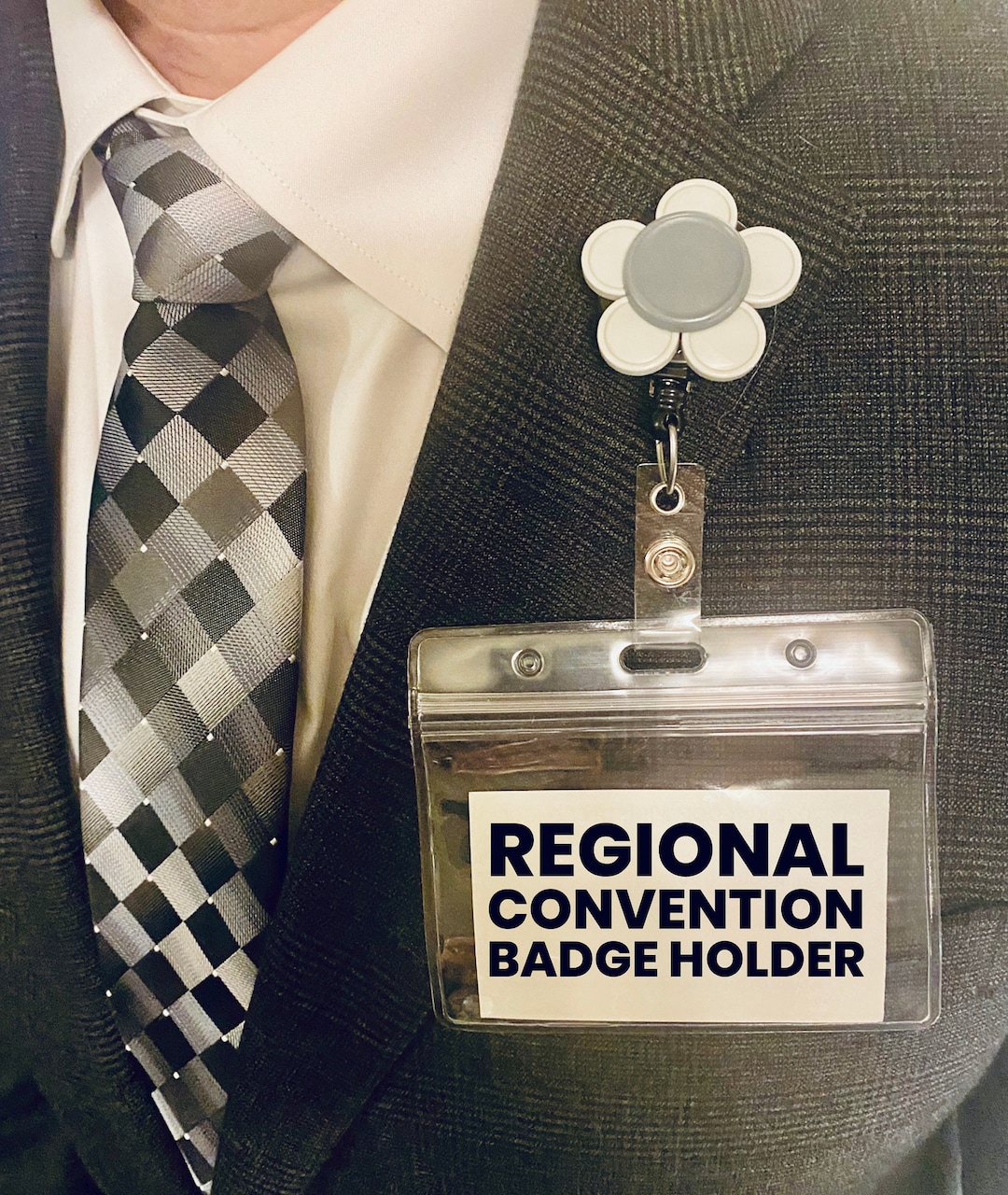 Flower Badge Holder- Multiple Colors - Etsy