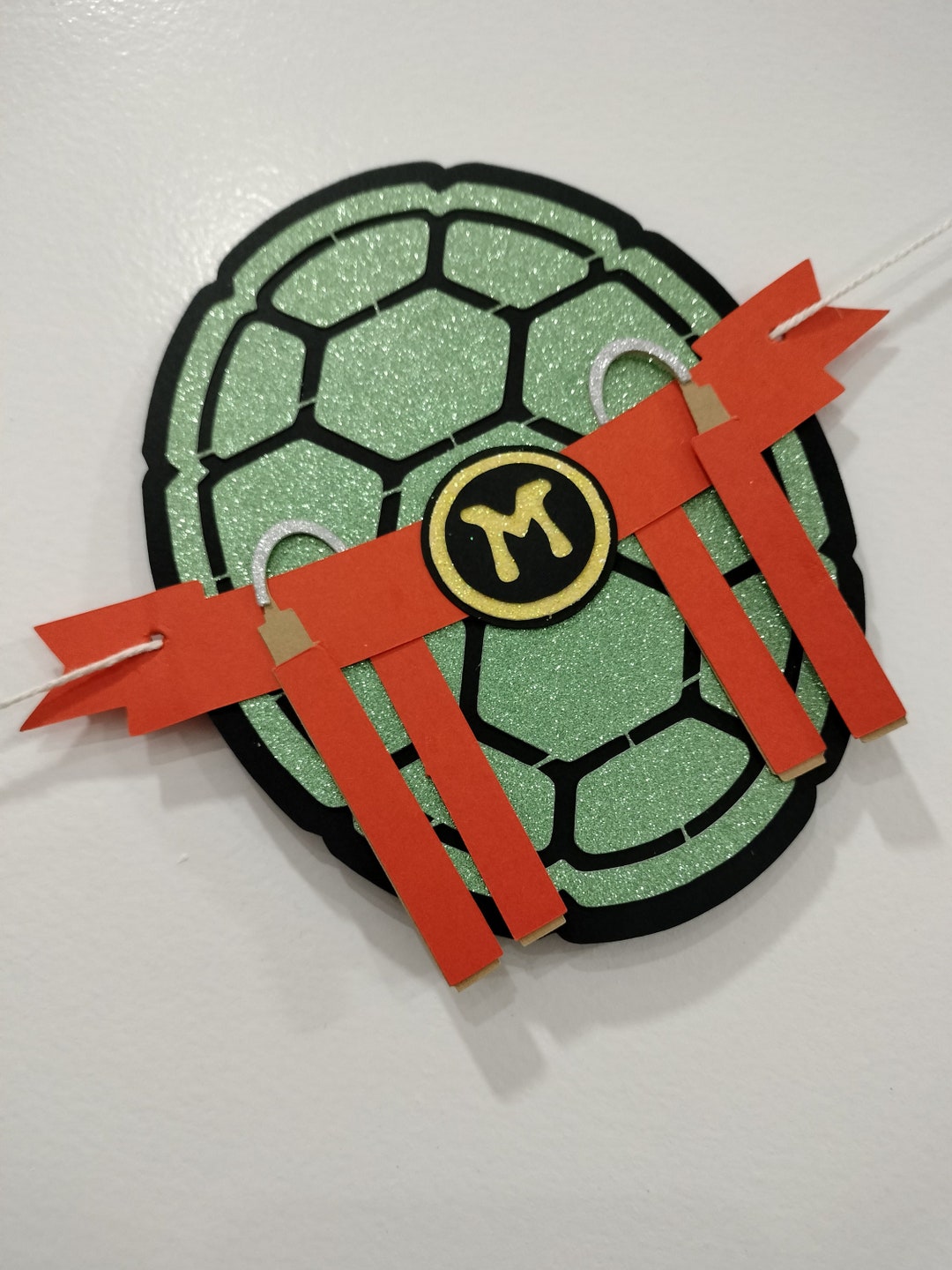 TMNT Inspired Garland With Pepperoni Pizza, Turtle Banner, Ninja Turtle ...