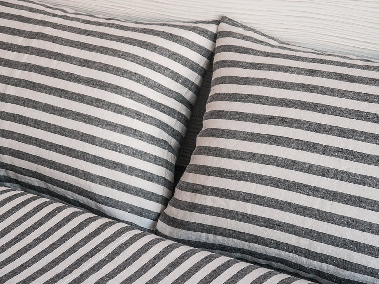 NEW Super Soft Stone Washed Linen Pillow Case King Queen | Etsy