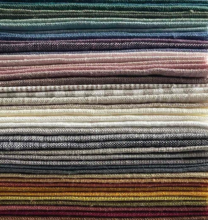 Pure Linen Fabrics Swatches Set of Samples | Etsy Canada