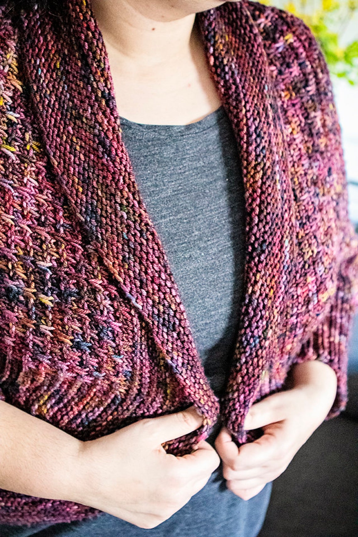 The Hug Shrug Knitting Pattern Digital Download | Etsy