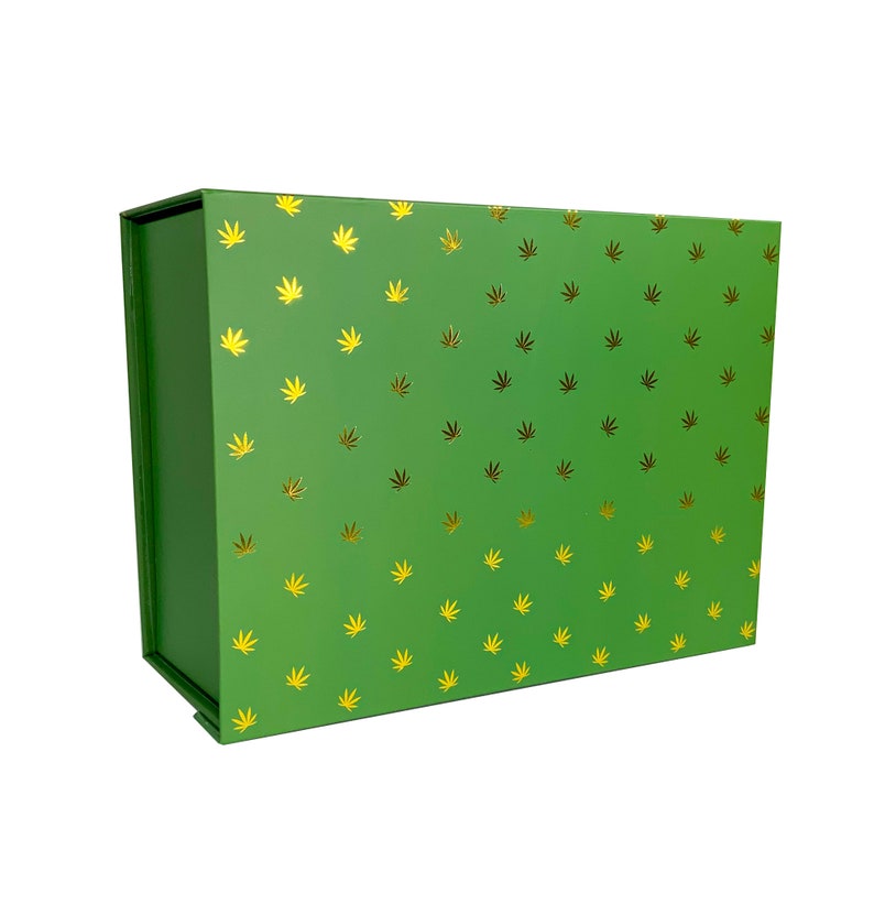Green Cannabis Gift Box / Weed Gift Boxes / Weed Wrapping - Etsy