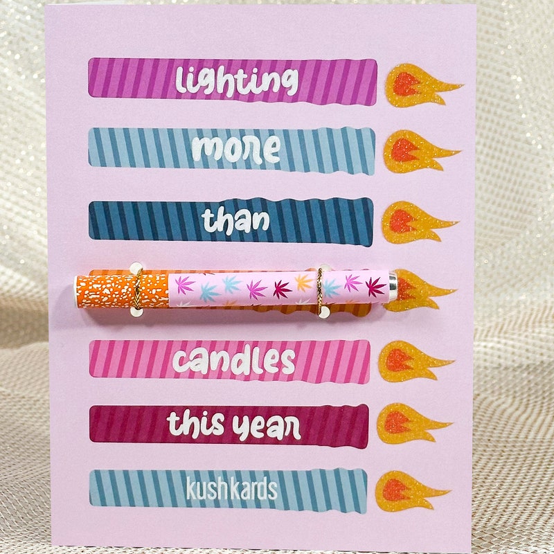 Weed Birthday Card - Etsy