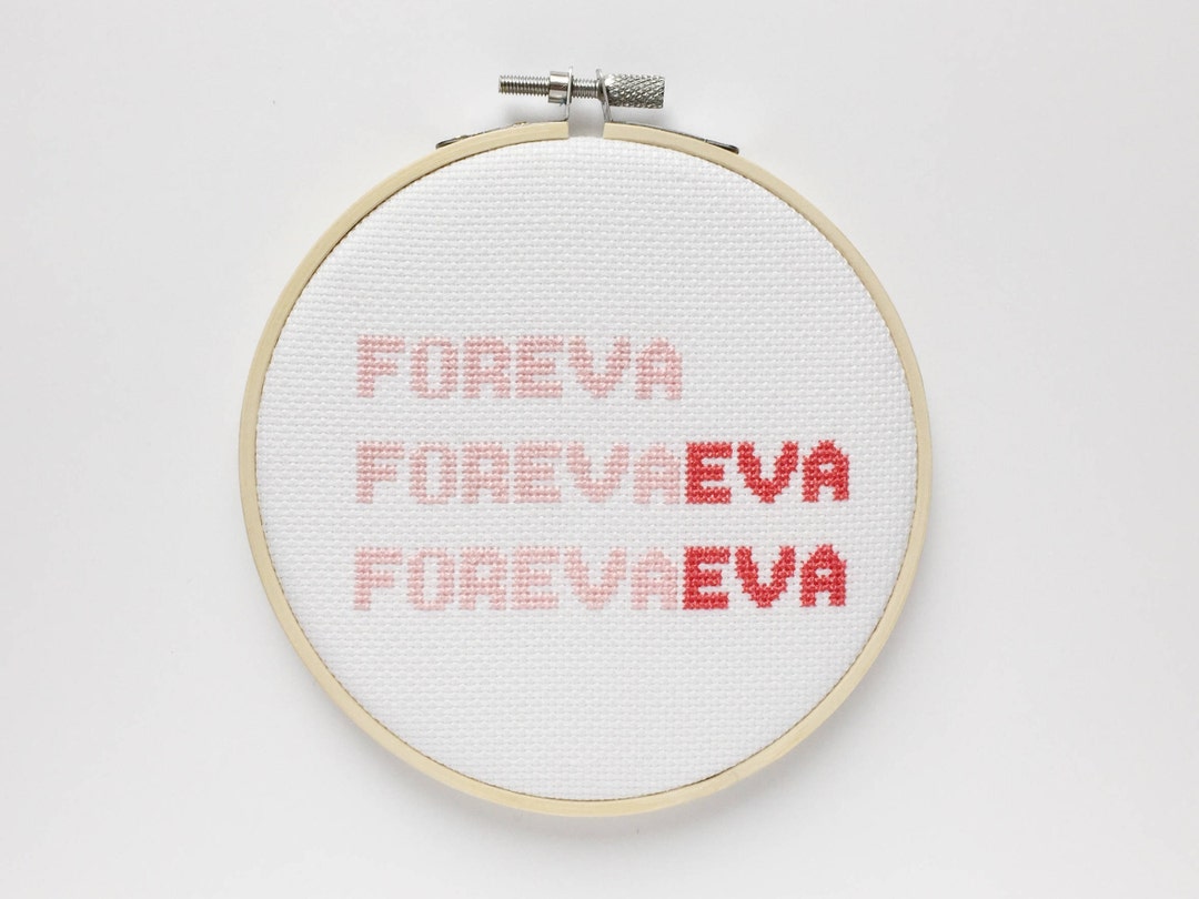 Foreva Eva Cross Stitch, Outkast, Quote Prints, Hip Hop Print, Wall ...