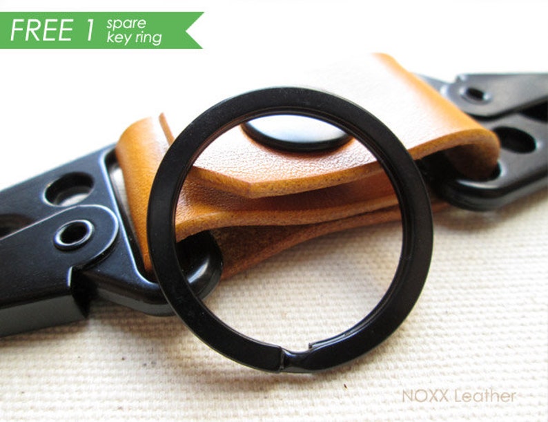 Belt Leather Keychain, Leather Key Fob, Clip Key Chain - Etsy