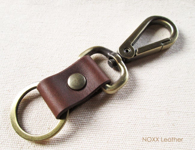Belt Leather Key Fob, Leather Keychain, Belt Clip Leather Key Chain - Etsy