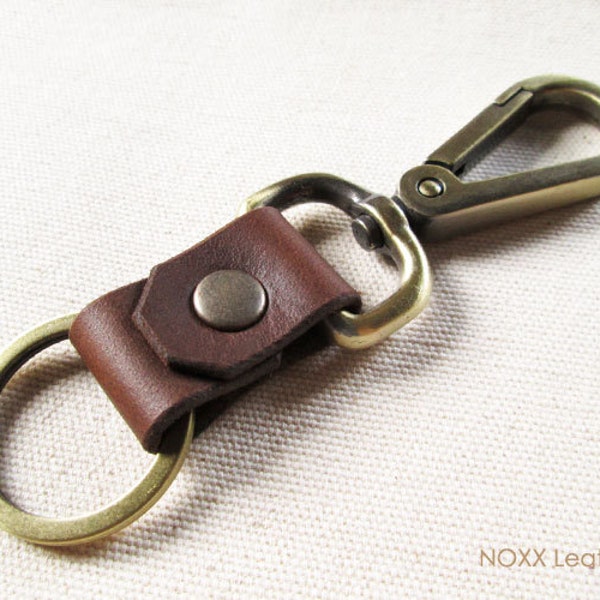 Leather Key Chain - Etsy