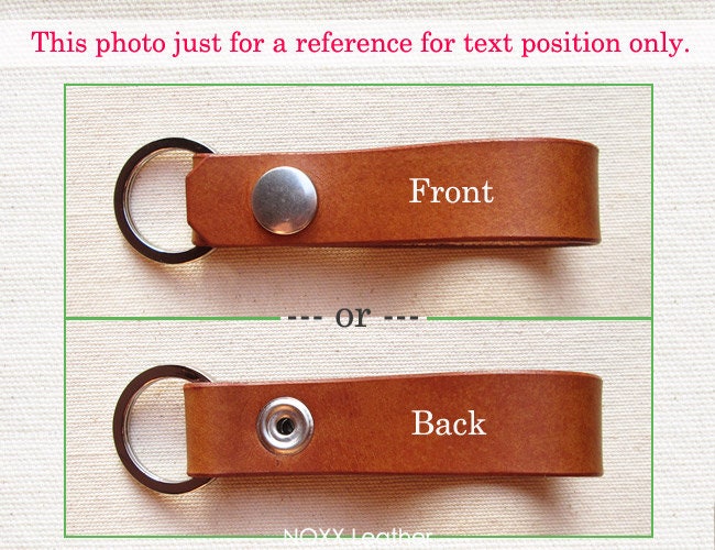Leather Key Fob, Personalized Leather Keychain, Belt Key Chain - Etsy