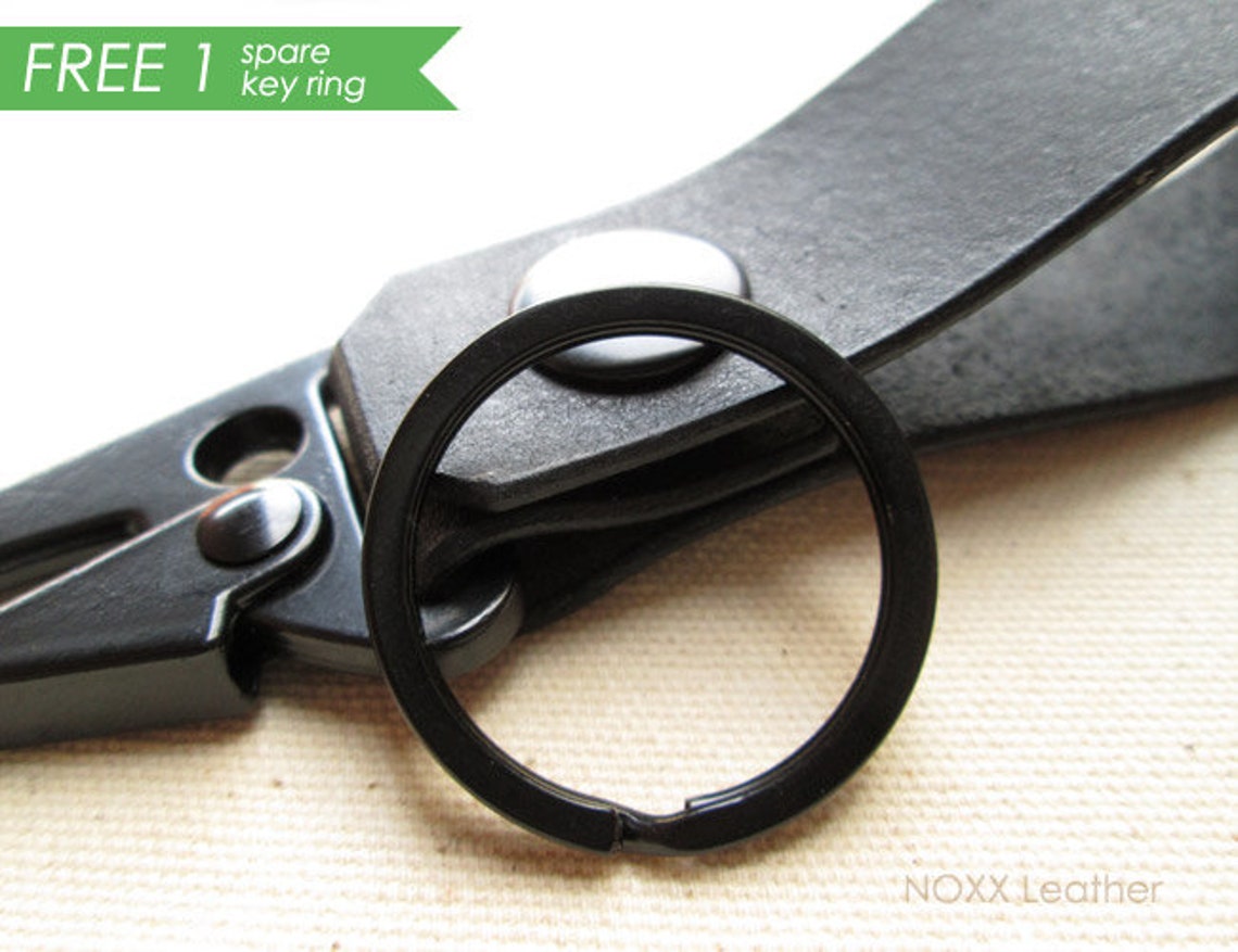 Leather Key Fob, Belt Leather Keychain, Belt Clip Key Chain, Gift Under ...