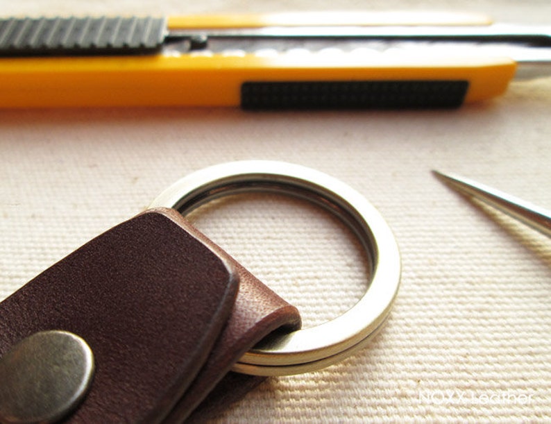 Leather Key Fob Clip Key Chain Leather Keychain - Etsy