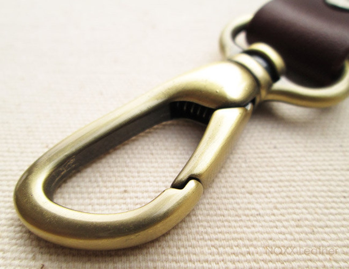 Leather Key Fob, Clip Key Chain, Leather Keychain - Etsy